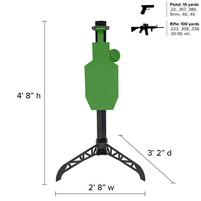 Legion AR500 Steel Dueling Tree and C Zone Silhouette Kit – Legion Targets