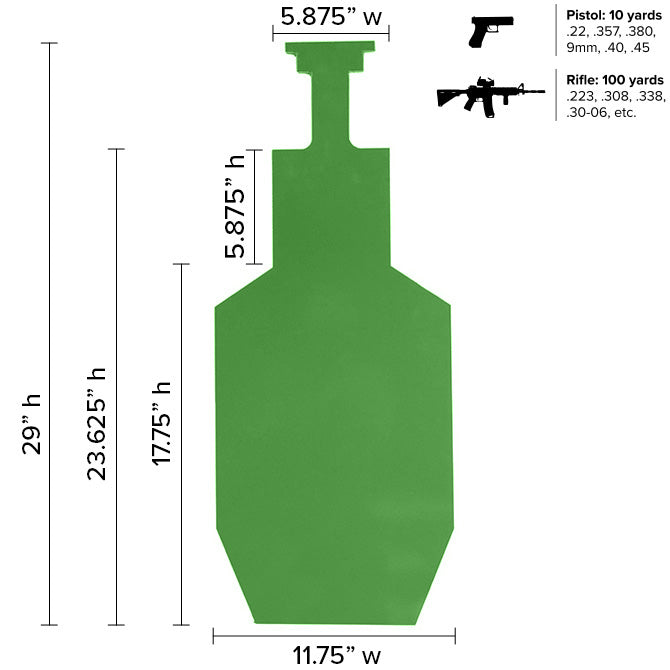 Legion C Zone Silhouette Kit – Legion Targets