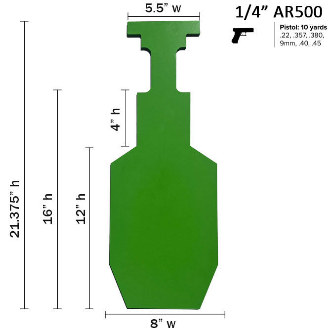 Legion Mini C Zone Silhouette Kit – Legion Targets