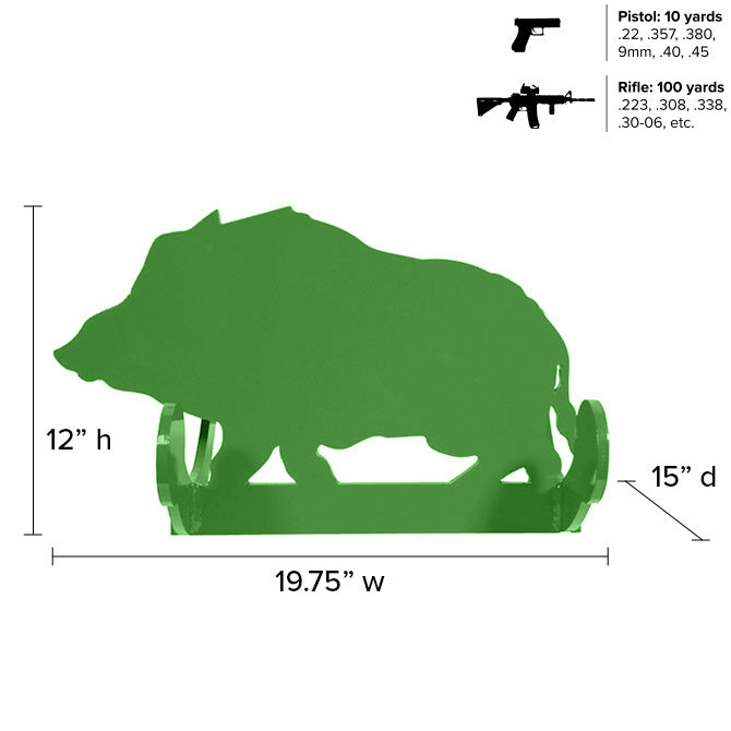 Rockin’ Boar 3/8" AR500 – Legion Targets