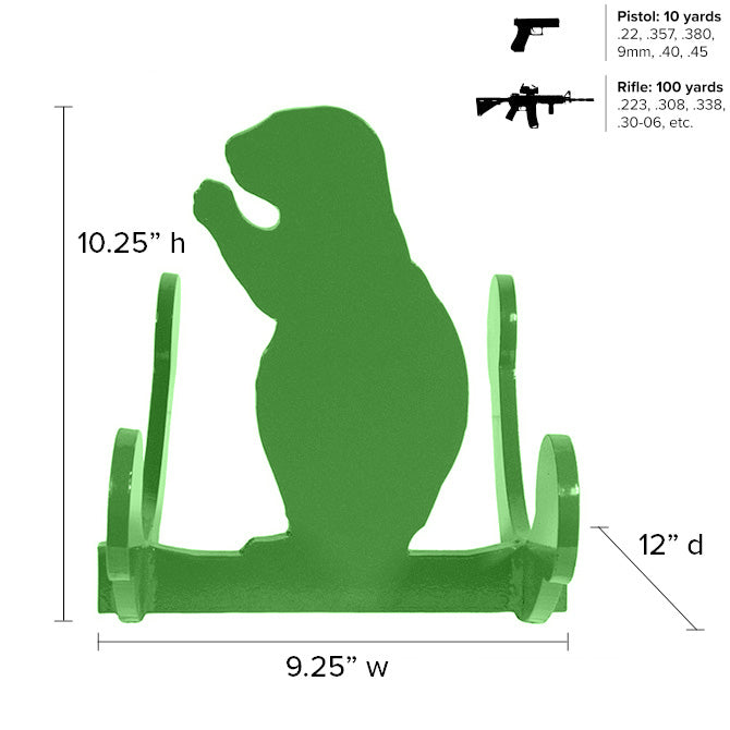 Rockin’ Gopher 3/8” AR500 – Legion Targets